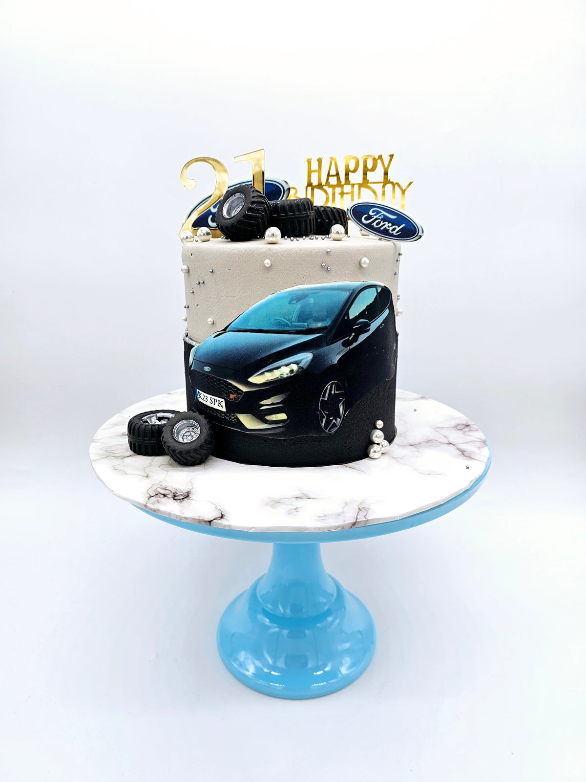 Custom Car-Themed Birthday Cake | Cake Secret