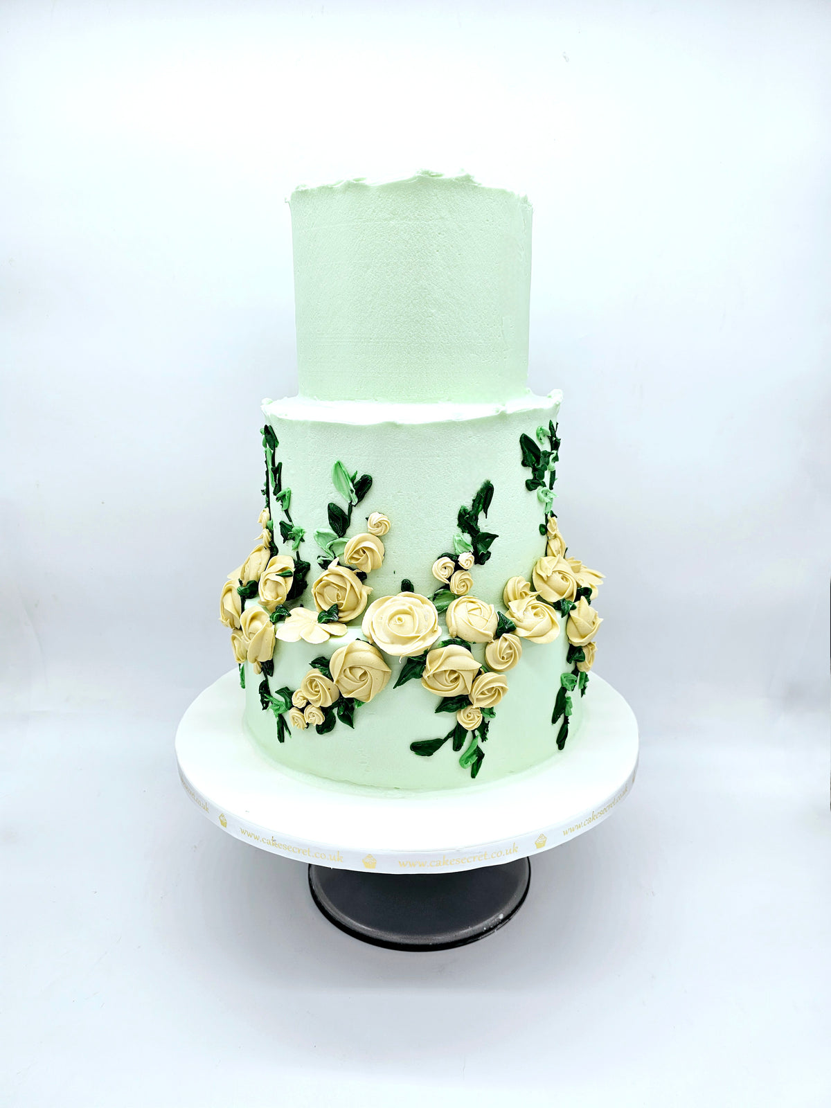 Floral Grace Wedding Cake