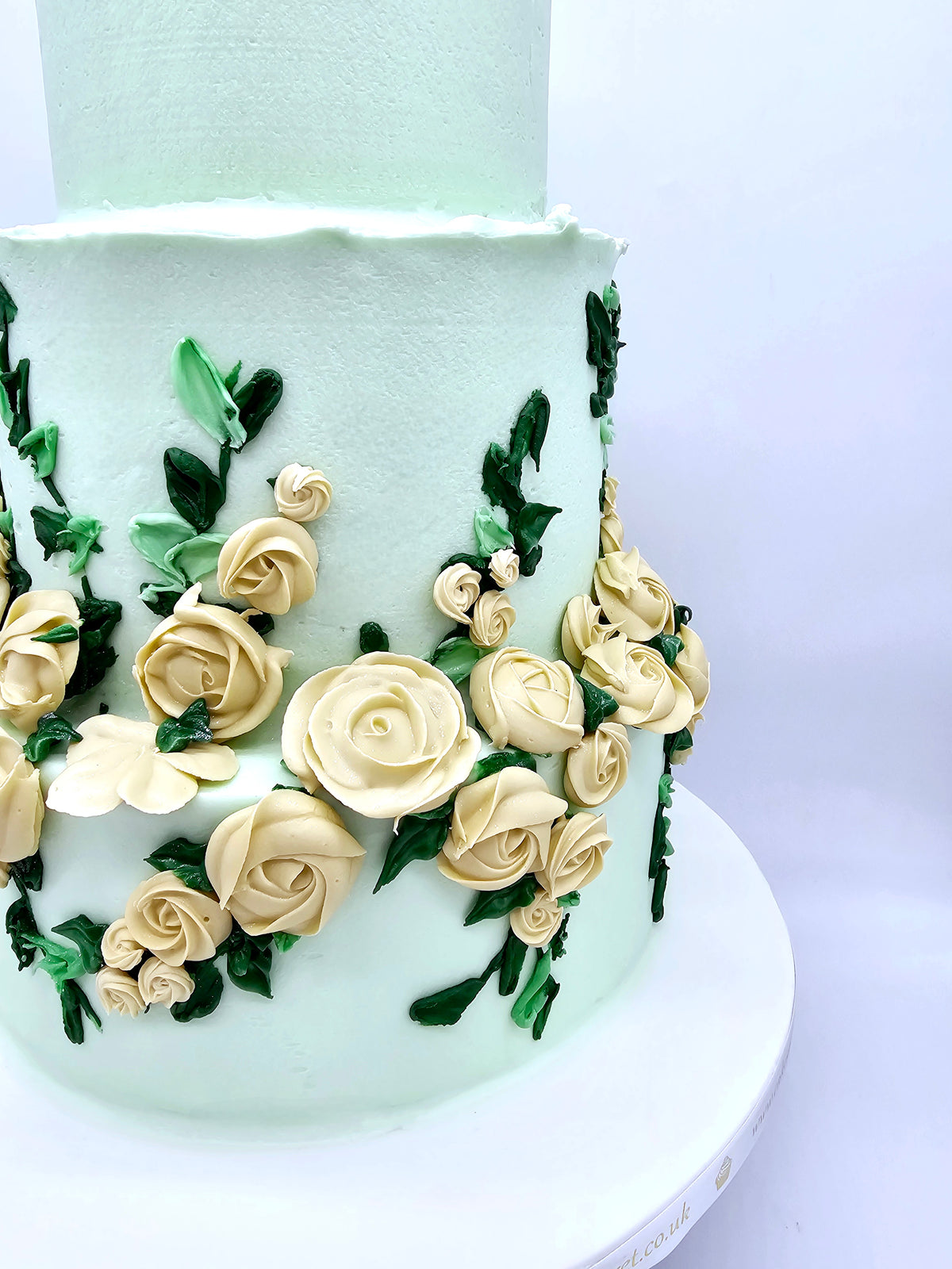 Floral Grace Wedding Cake