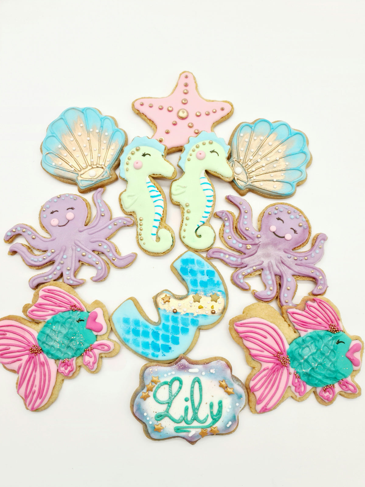 Dive Into Delight Under The Sea Themed Sugar Cookies