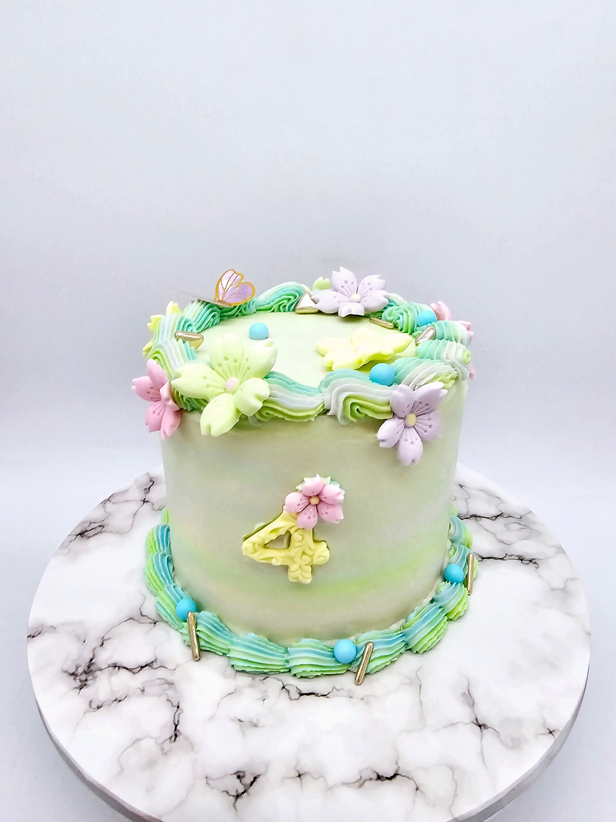 Joyful Blossom Birthday Cake | Cake Secret